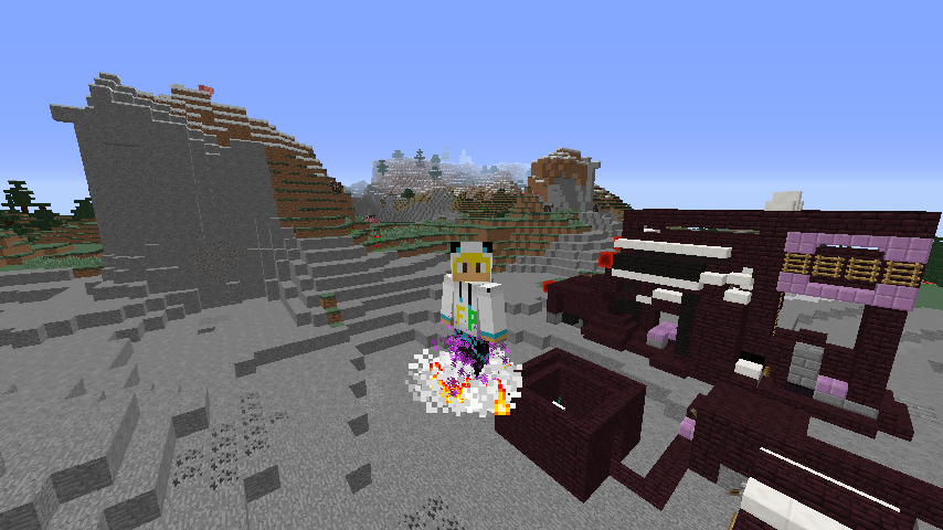 Giant Quad Shooter Tank Minecraft Map