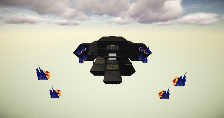 Hellcat-Class Light Gunship Minecraft Map