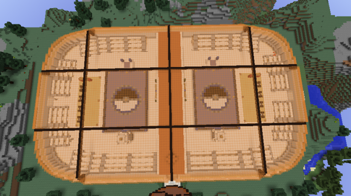 Fighting Gym for a Pixelmon Server Minecraft Map