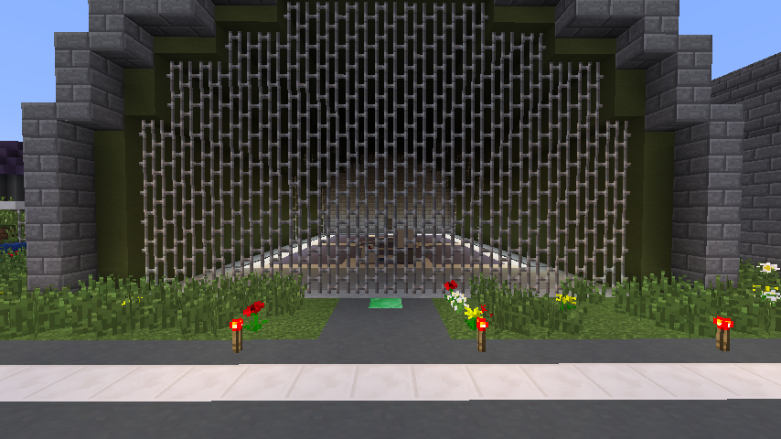 Flying Gym for a Pixelmon Server Minecraft Map