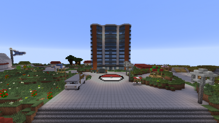 Battle Frontier from Pokemon Emerald / On Pixelmon Server Minecraft Map