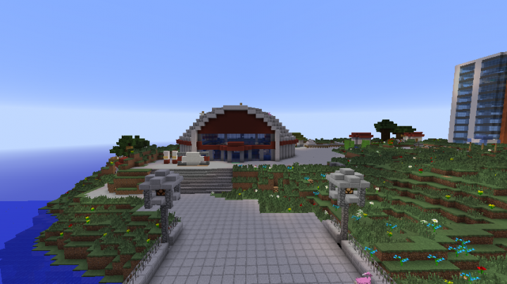 Battle Frontier from Pokemon Emerald / On Pixelmon Server Minecraft Map