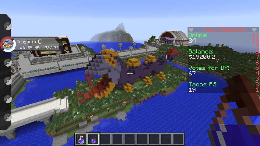 Battle Frontier from Pokemon Emerald / On Pixelmon Server Minecraft Map