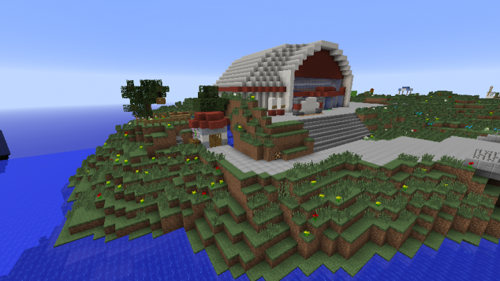 Battle Frontier from Pokemon Emerald / On Pixelmon Server Minecraft Map