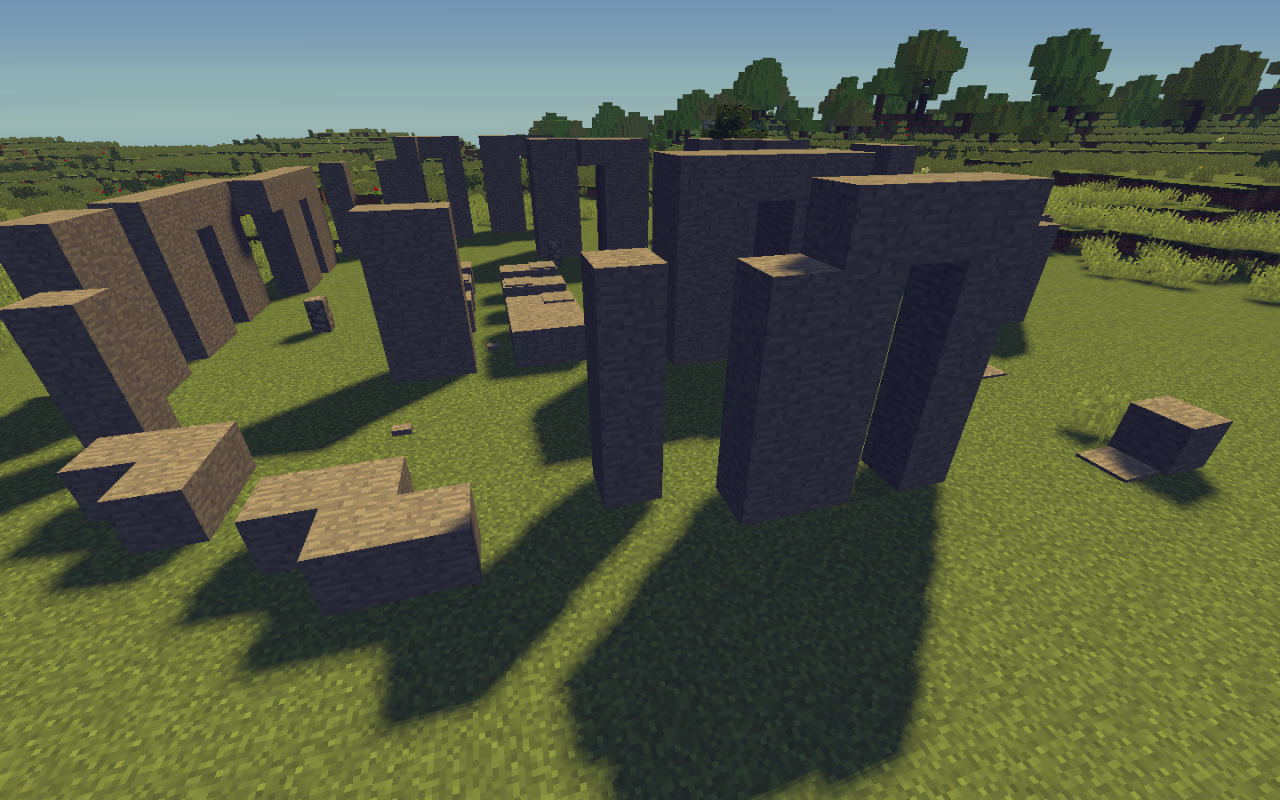 Stonehenge in Minecraft Minecraft Map