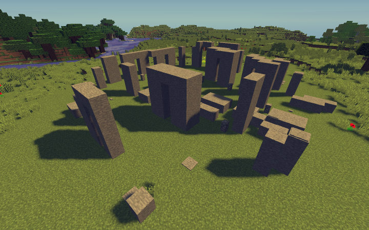 Stonehenge in Minecraft Minecraft Map