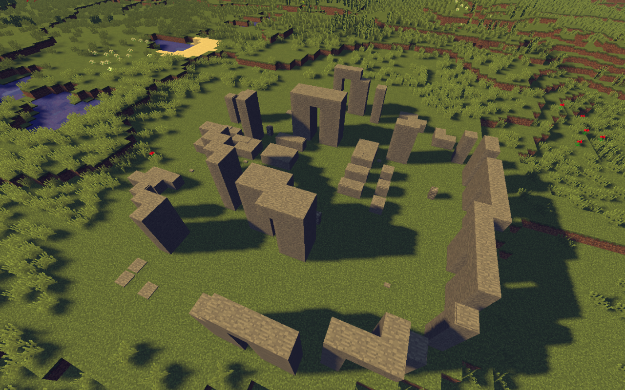 Stonehenge in Minecraft Minecraft Map