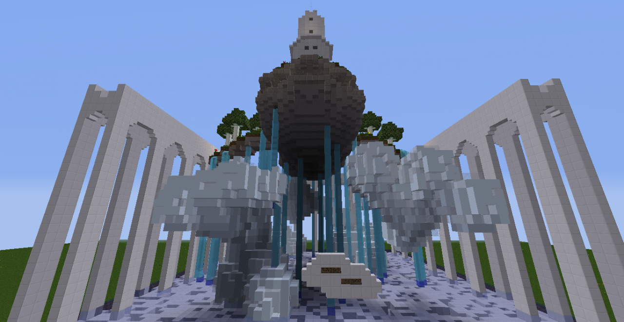 The Great Sky Whale Aetherion | Build Contest Entry | Minecraft Map