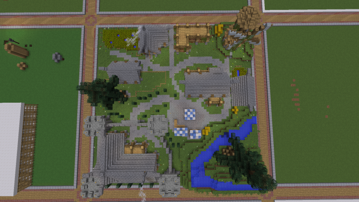 Plot Build - Medieval Village 1.20.2/1.20.1/1.20/1.19.2/1.19.1/1.19/1. ...