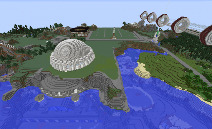 City of Civilisation 5 World Wonders Minecraft Map