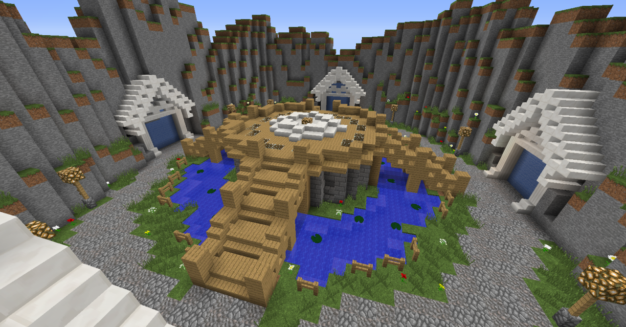 Small Server Spawn Minecraft Map