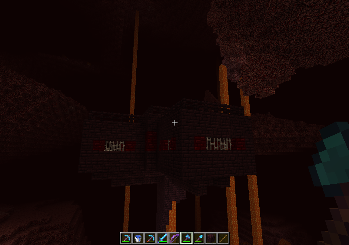 Floating Nether Jail (4 cells) Minecraft Map