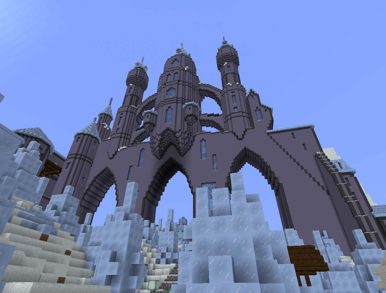 Frost kings castle Minecraft Map