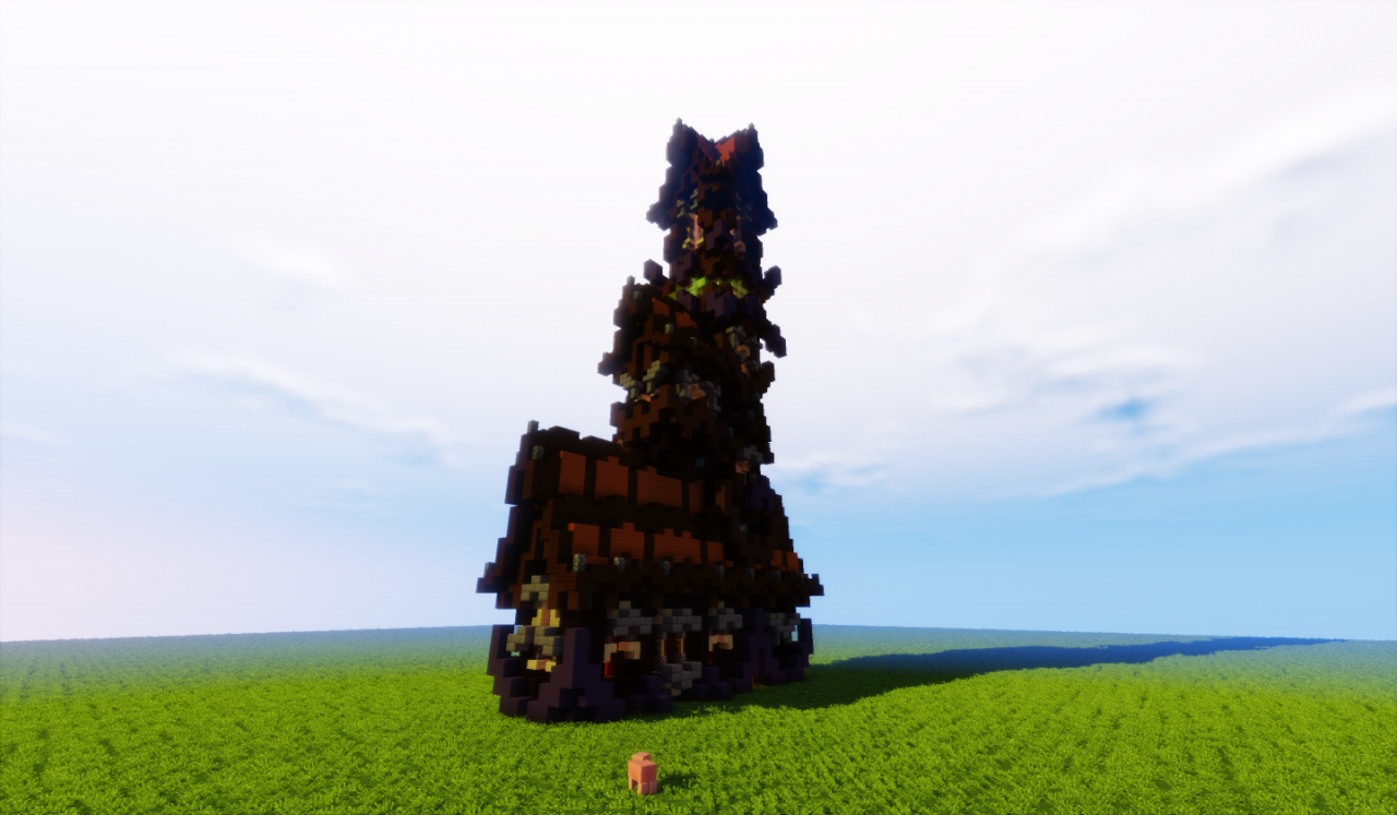 just new house of my style - fantasy/steampunk Minecraft Map
