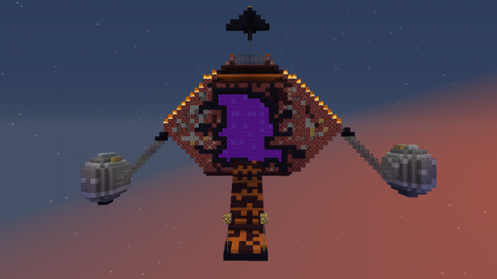 Huge Nether Portal Minecraft Map