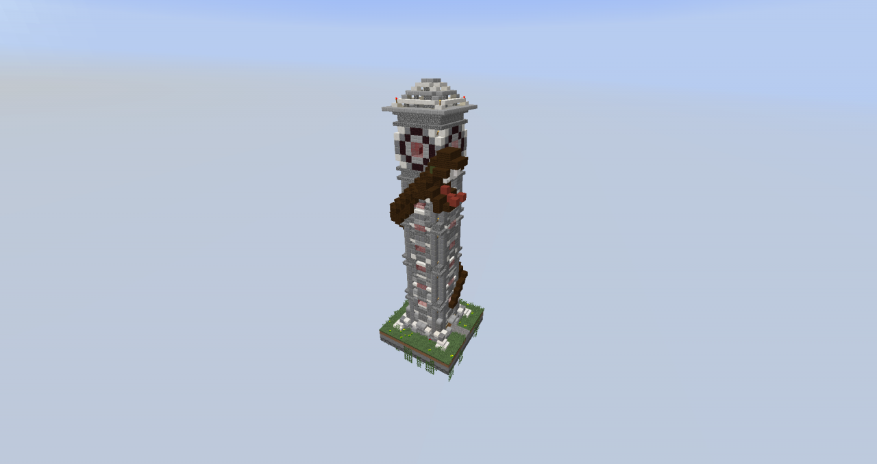 PLM - Chunk Challenge Snake Tower Minecraft Map