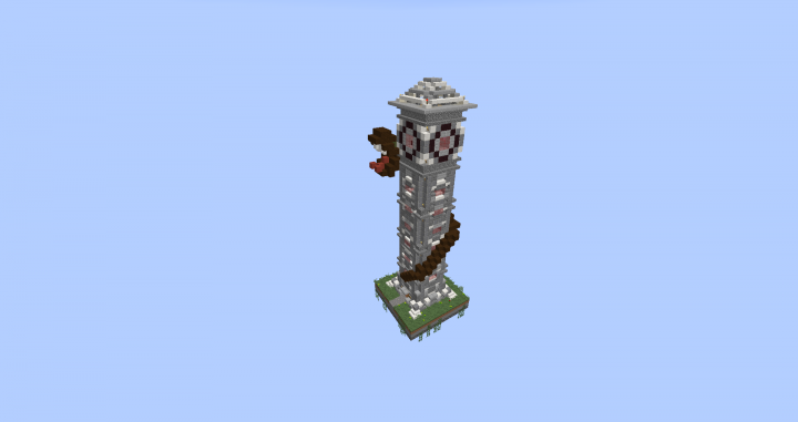 PLM - Chunk Challenge Snake Tower Minecraft Map