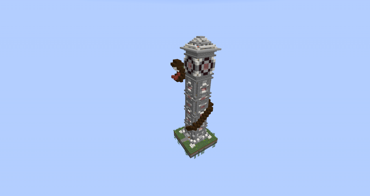 PLM - Chunk Challenge Snake Tower Minecraft Map
