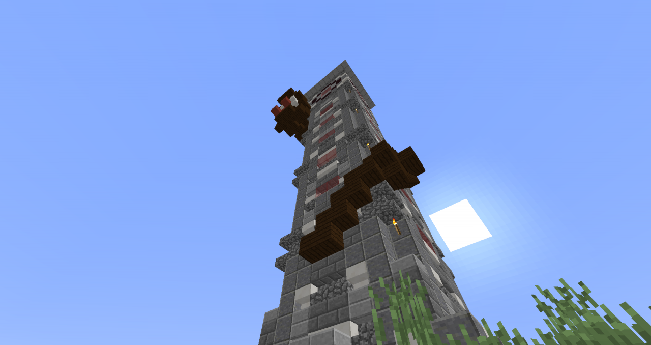 PLM - Chunk Challenge Snake Tower Minecraft Map