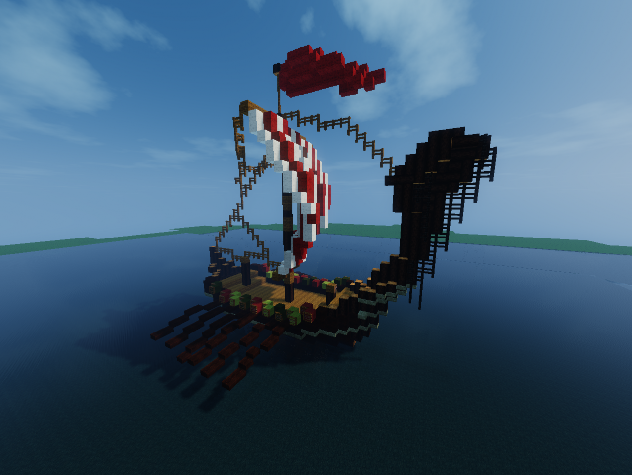 Viking ship Minecraft Map