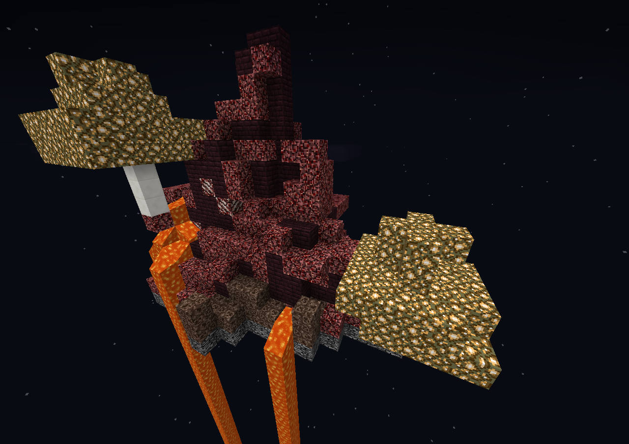 The 2 Side Of World! Minecraft Map