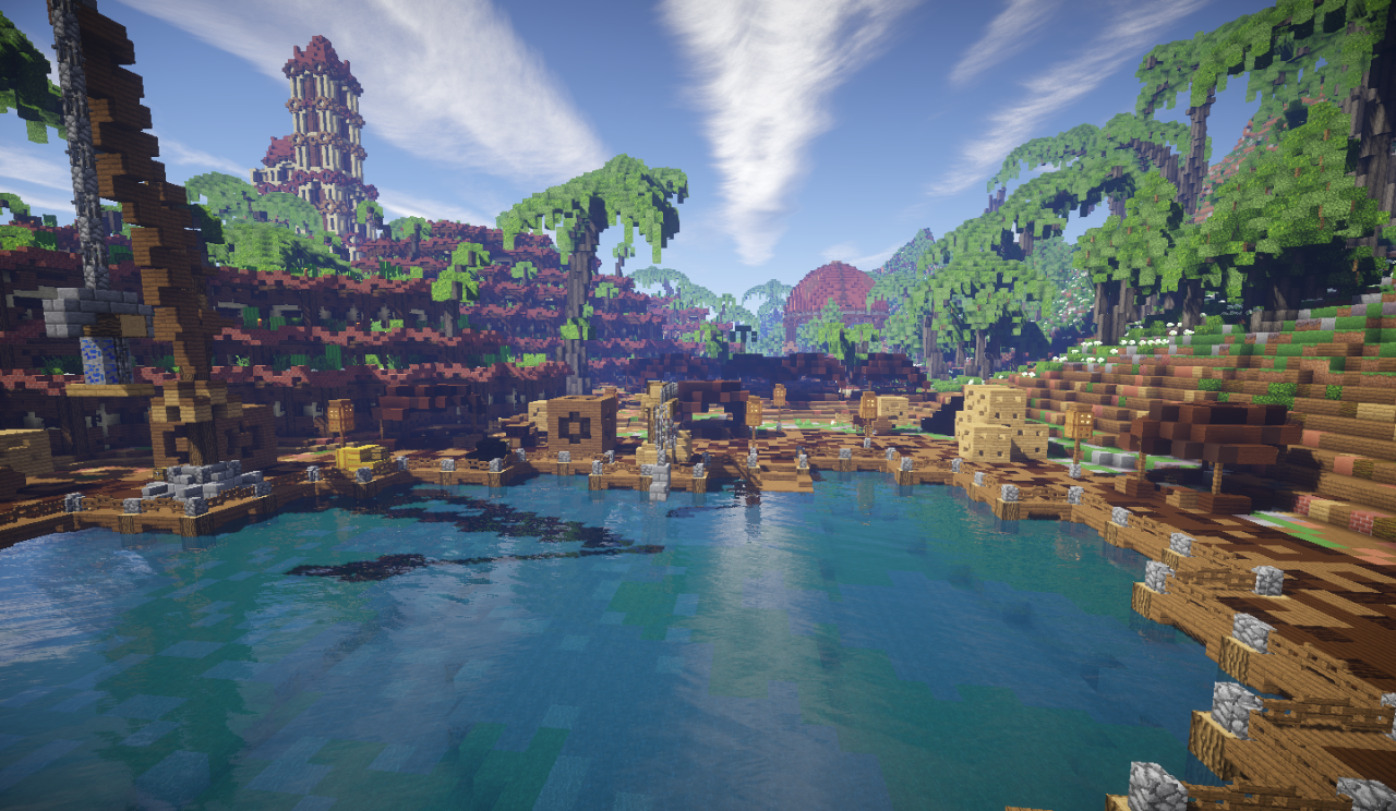 TropicalCity By Fleixe [Elysium Fire App] Minecraft Map