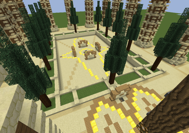 Small temple Minecraft Map