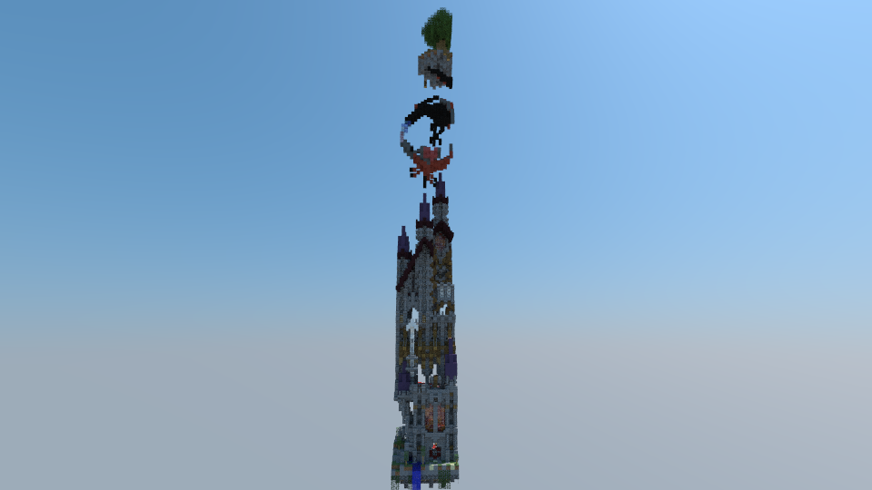 Solo Build Chunk Challenge: The Lonely Tower Minecraft Map