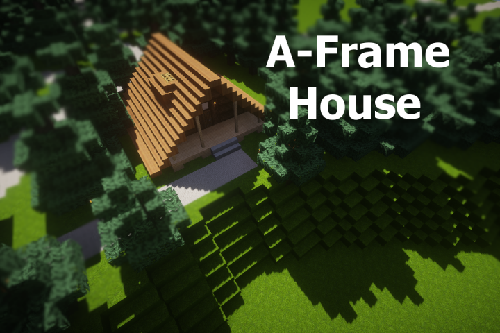A-Frame House Minecraft Map