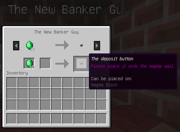 Compact Banking System in Minecraft - Version 2.0 Minecraft Map