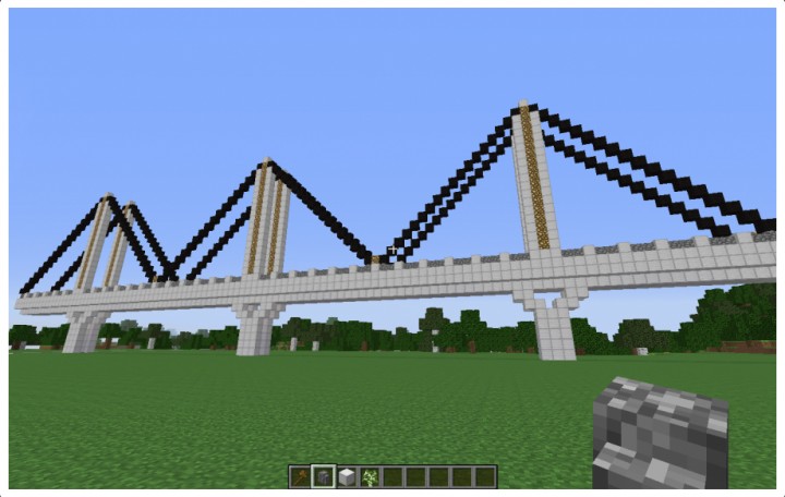 Powered Rail Bridge (old schematic site transfer) Minecraft Map