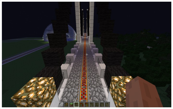 Powered Rail Bridge (old schematic site transfer) Minecraft Map