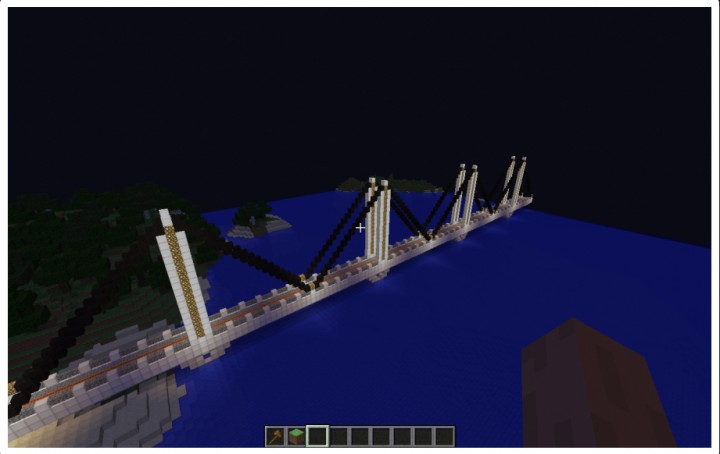 Powered Rail Bridge (old schematic site transfer) Minecraft Map