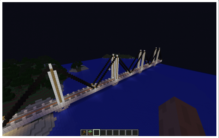 Powered Rail Bridge (old schematic site transfer) Minecraft Map