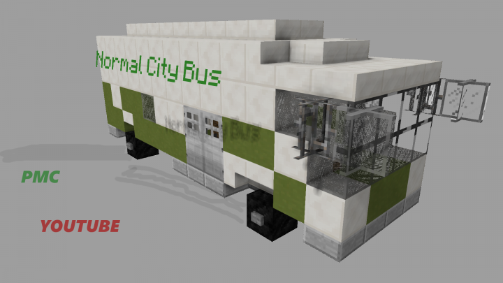 Normal City Bus | Well made with Details Minecraft Map