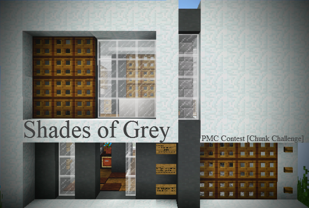 Shades of Grey - Modern House - PMC Contest [Chunk Challenge] Minecraft Map