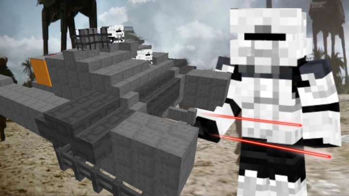 Imperial Hover Tank Star Wars Rogue One Minecraft Map