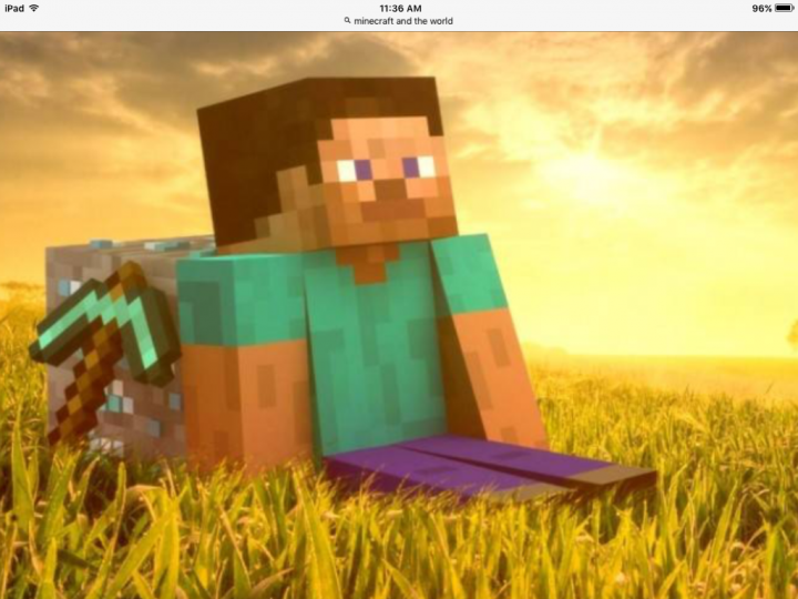 Do you ever think that minecraft thinks of the real world(fictional story)