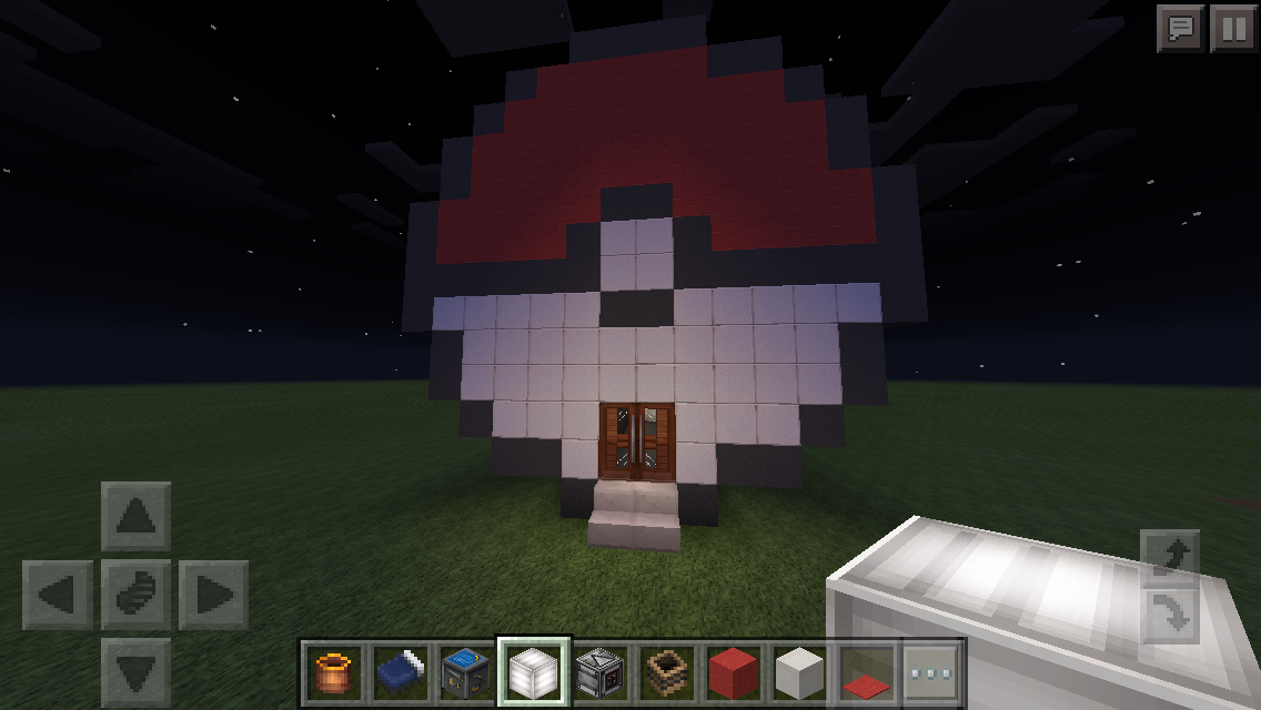 Pokeball House Minecraft Map