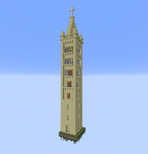 Italian Bell Tower (Chunk Challenge) Minecraft Map