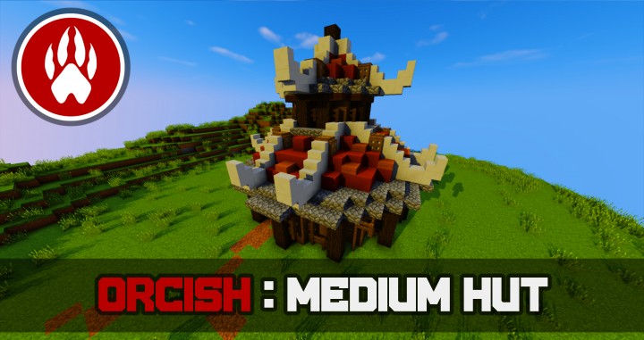 Orcish Medium Hut Tutorial Minecraft Project