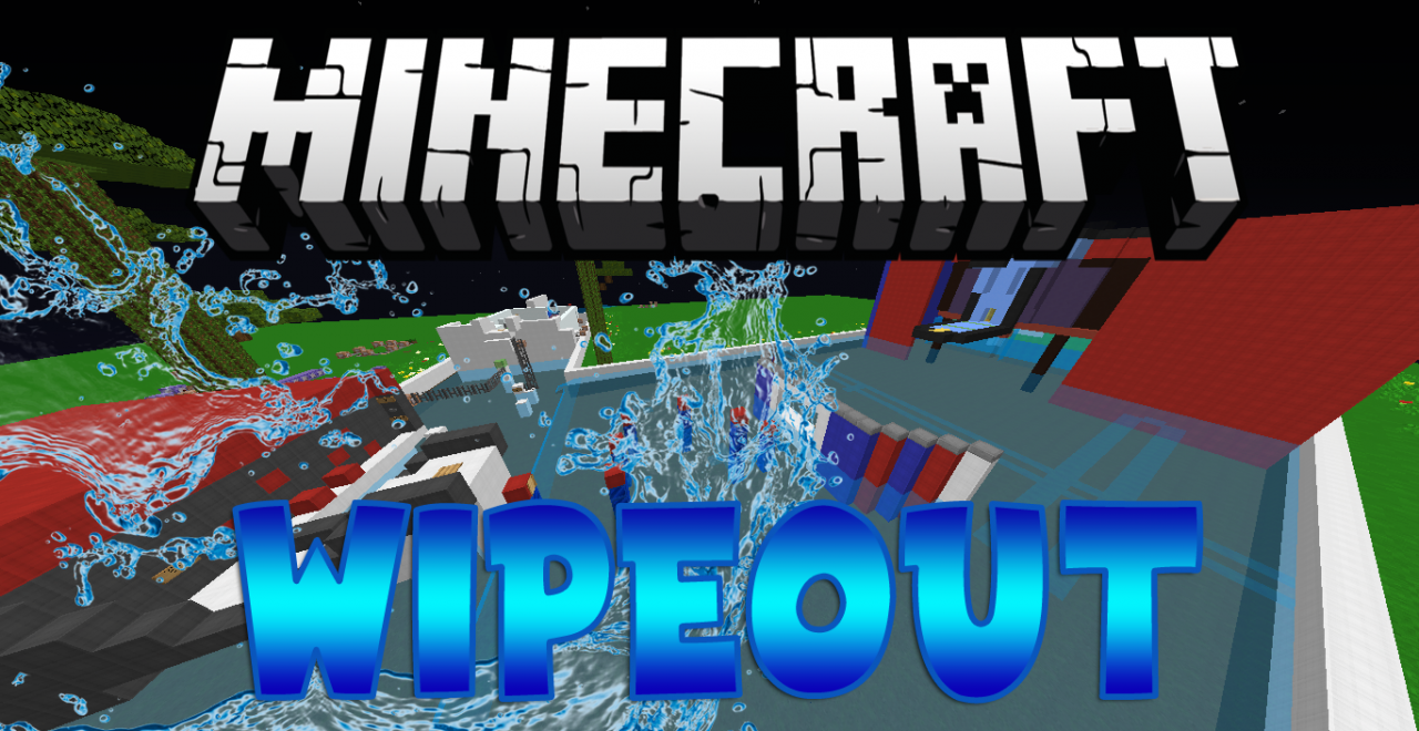Minecraft WIPEOUT !! 1.9 (TnT launcher and more) Minecraft Map