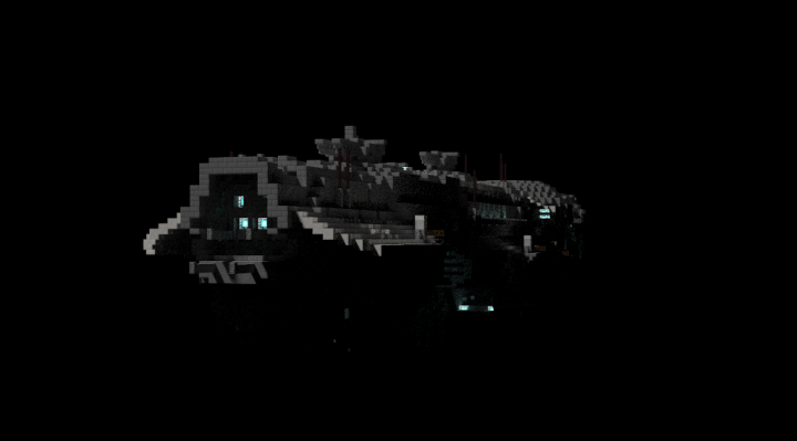Space Battleship Odin (1:4) Minecraft Map