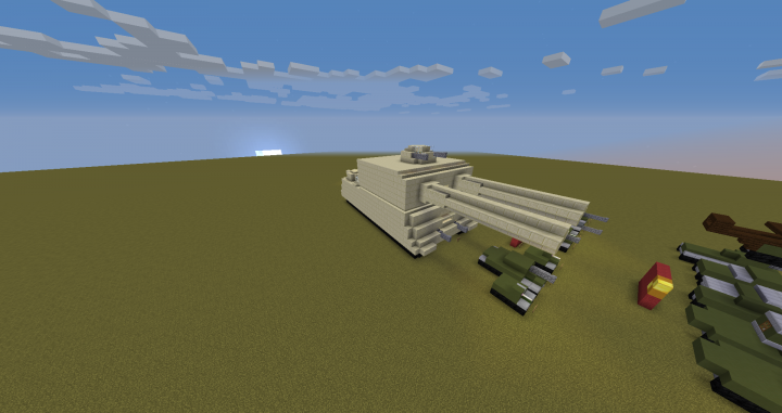 Super Tank Models 1.9.4 WW II Minecraft Map