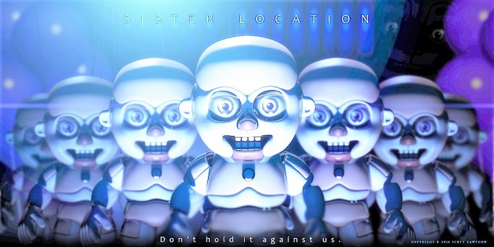 Fnaf Sister Location Teaser! Sisters little minions!