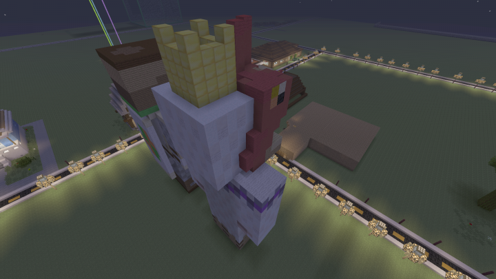 Fable Chicken Hero Skin Statue Minecraft Map