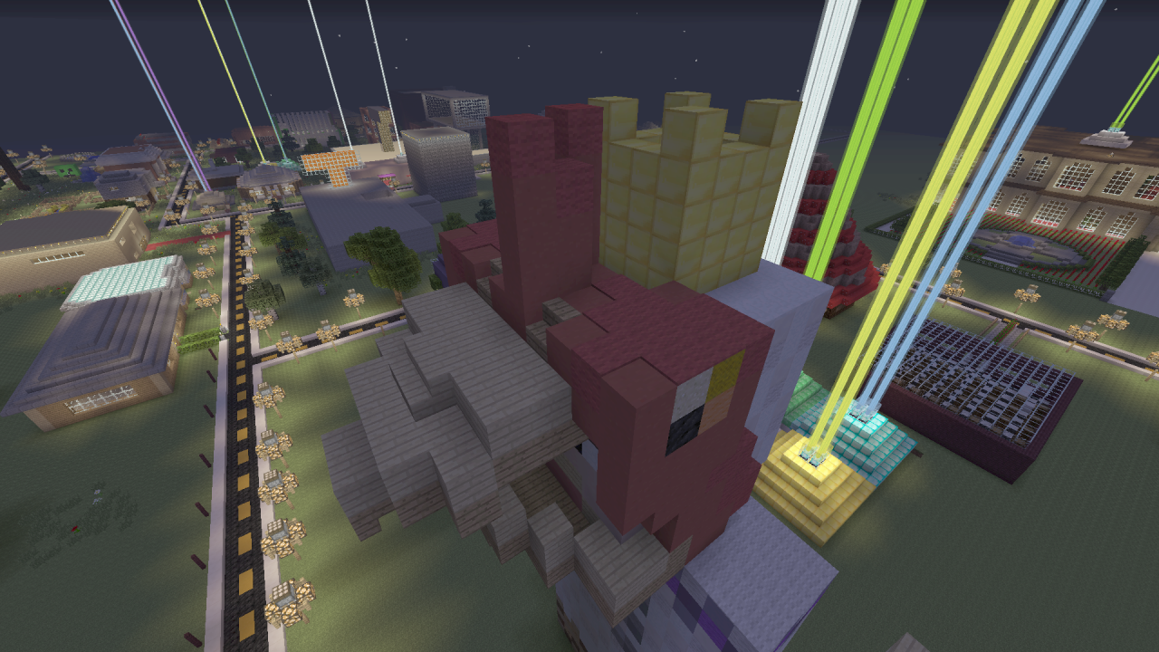 Fable Chicken Hero Skin Statue Minecraft Map