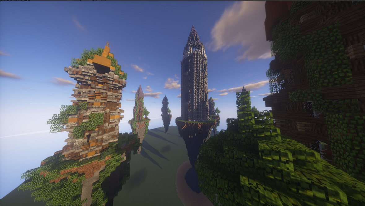 SkyRoyale! Team build- Project #1 Minecraft Map