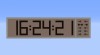 Digital Clock (24hour) - works in 1.10 - ultra compact Minecraft Map