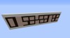 Digital Clock (24hour) - works in 1.10 - ultra compact Minecraft Map